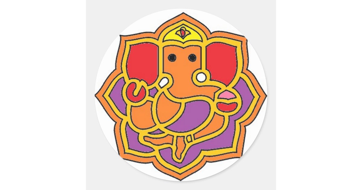 Lord Ganesha Stickers | Zazzle.com