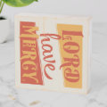 Lord Have Mercy Wooden Box Sign | Zazzle