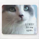 Lord, It's me again Praying Cat Meme Mouse Pad | Zazzle