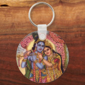 Lord Krishna & Radha Keychain | Zazzle