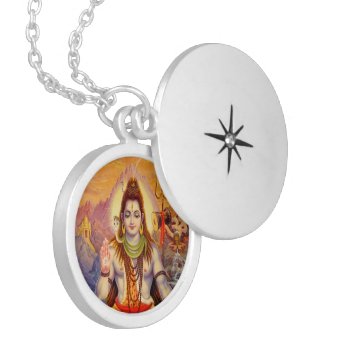 Lord Shiva Meditating Locket | Zazzle
