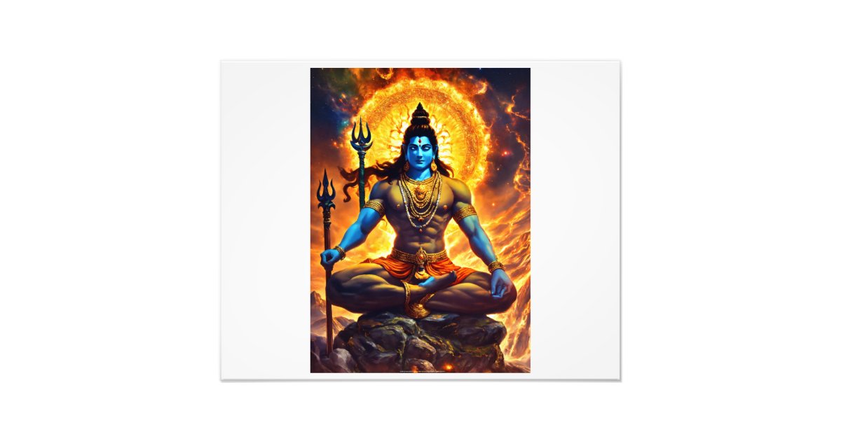 Lord shiva photo print | Zazzle