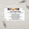 Lord Trump's Prayer for MAGA Business Card | Zazzle