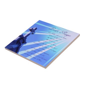 Lord's Prayer Design Tile | Zazzle