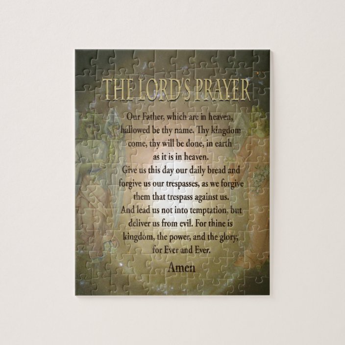 Lord's Prayer Jigsaw Puzzle | Zazzle