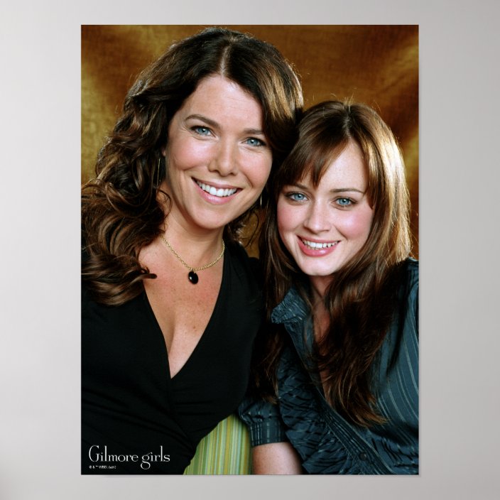 Lorelai & Rory Close-Up Portrait Poster | Zazzle.com