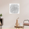 Lorem Ipsum Word Cloud - Gray version Poster | Zazzle