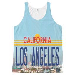 Los Angeles California All-Over-Print Tank Top | Zazzle