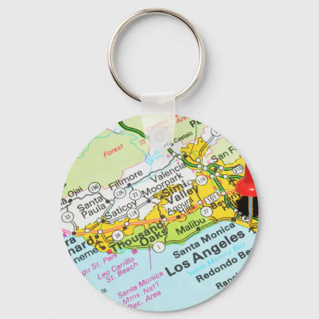 Los Angeles, California Keychain | Zazzle