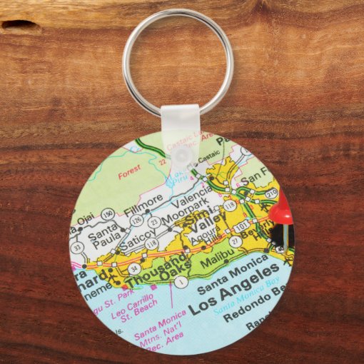 Los Angeles, California Keychain | Zazzle
