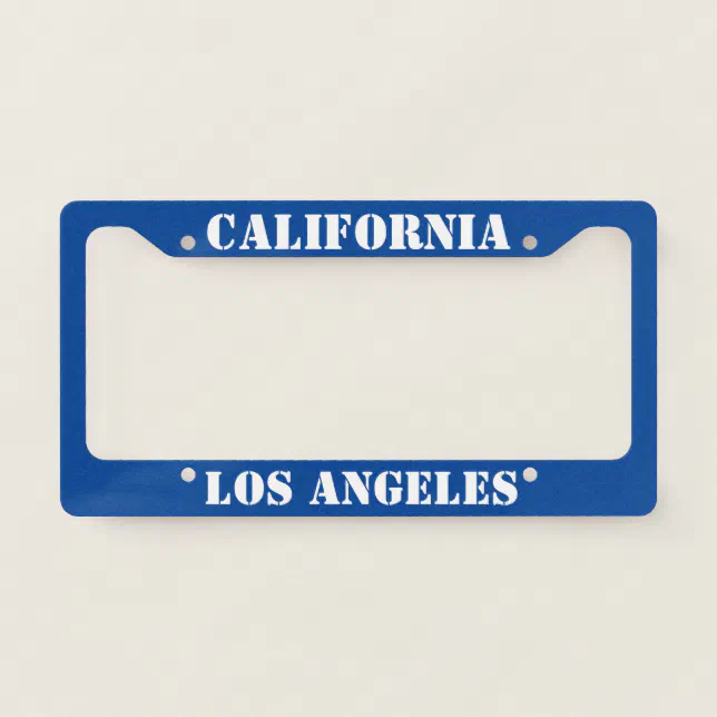 Los Angeles, California License Plate Frame | Zazzle