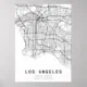 Los Angeles City Map Poster | Zazzle