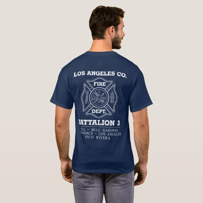 Los Angeles County Fire Department Battalion 3 T-Shirt | Zazzle