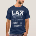 Los Angeles International Airport LAX T-Shirt | Zazzle