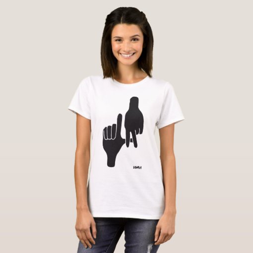 LOS ANGELES LA HAND SIGN T-Shirt | Zazzle