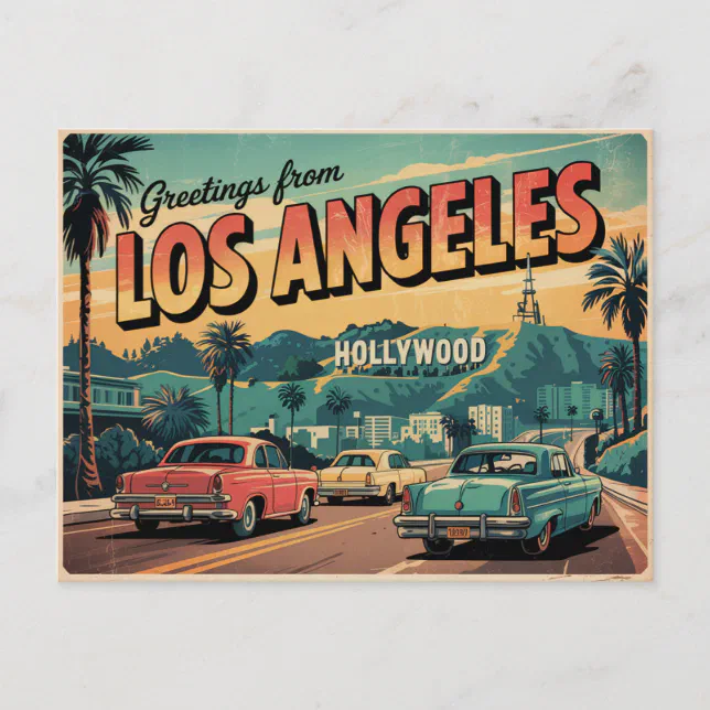 Los Angeles Postcard | Zazzle