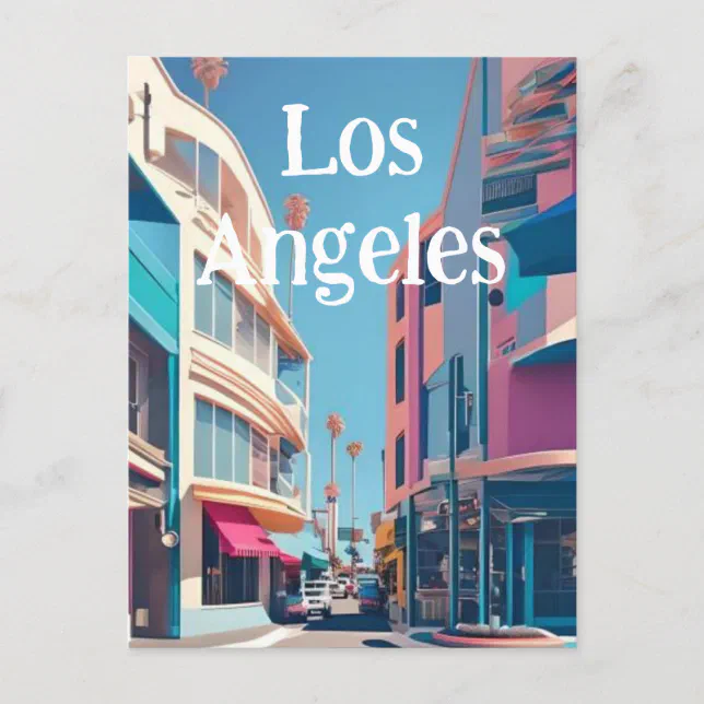 Los angeles postcard | Zazzle