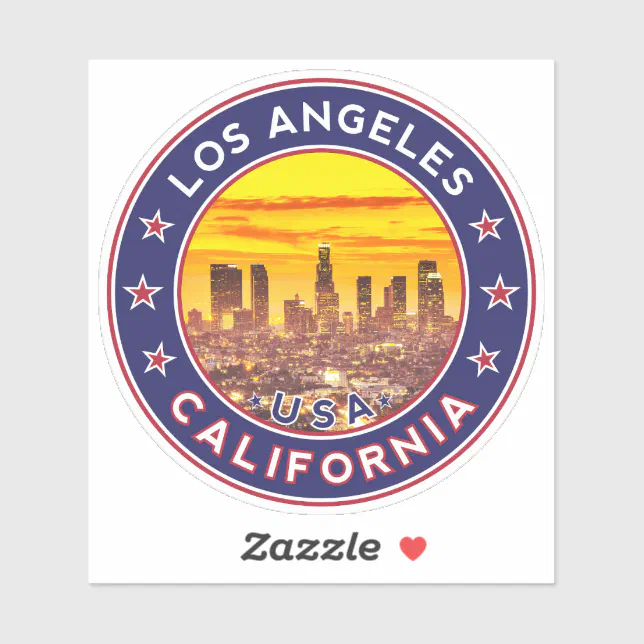 Los Angeles Sticker | Zazzle