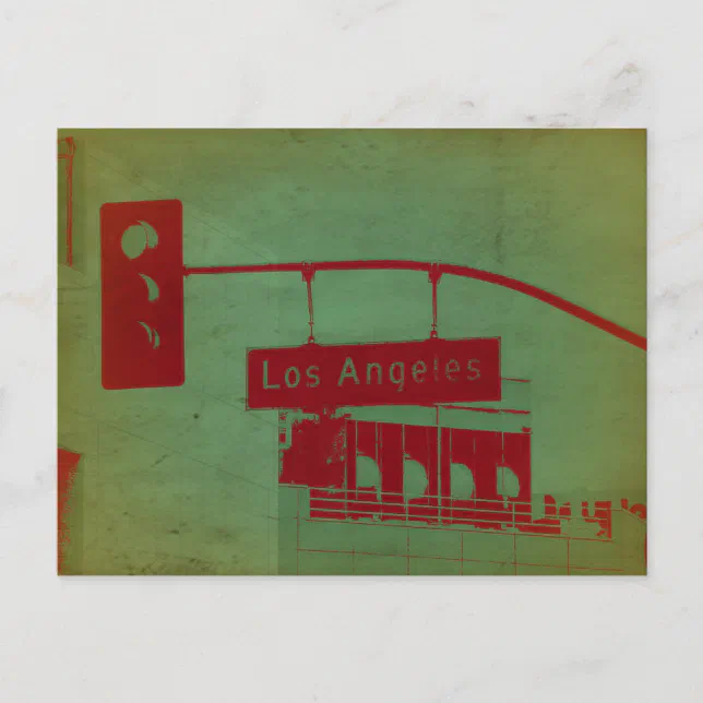Los Angeles Street Postcard | Zazzle