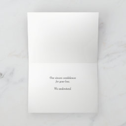 Loss of Cocker Spaniel Condolence Sympathy Card | Zazzle