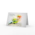 Loss of Pet Bird Custom Sympathy Card | Zazzle
