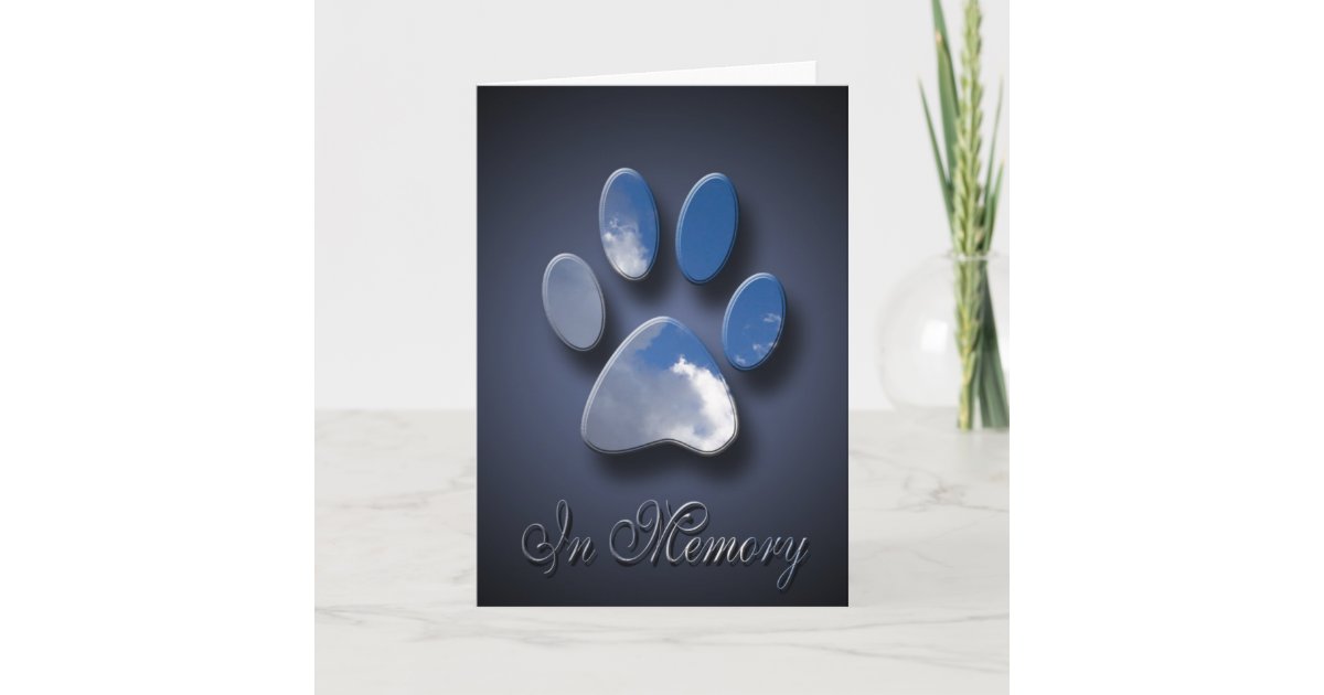 Loss Of Pet Card | Pet Death Sympathy | Zazzle