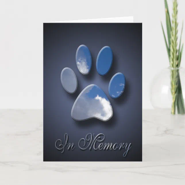 Loss Of Pet Card | Pet Death Sympathy | Zazzle