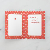 Lost First Tooth Red Polka Dots Congratulations Card | Zazzle