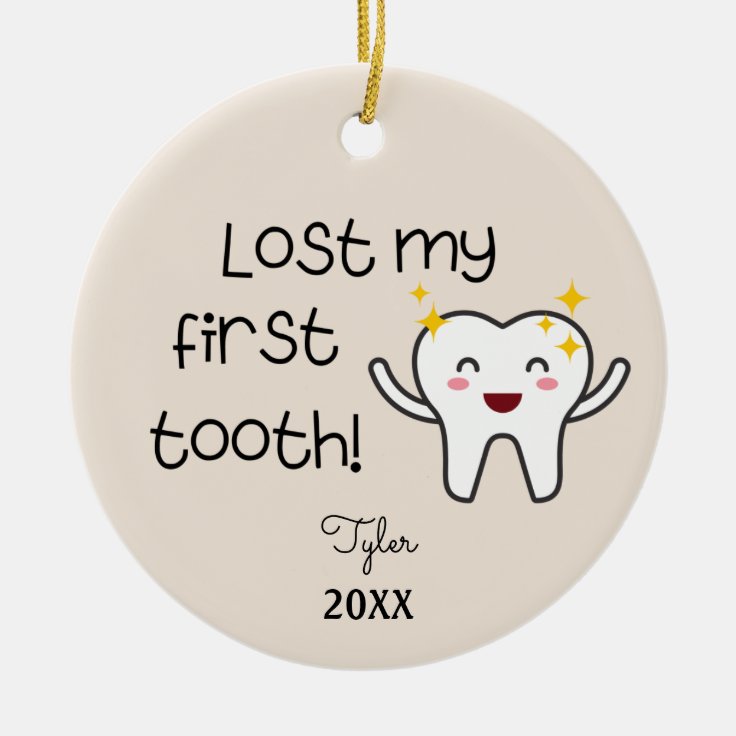 Lost My First Tooth Ornament | Zazzle