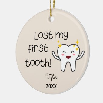 Lost My First Tooth Ornament | Zazzle