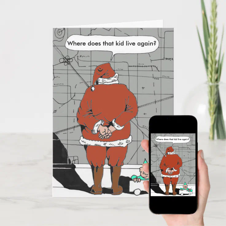 lost santa card | Zazzle