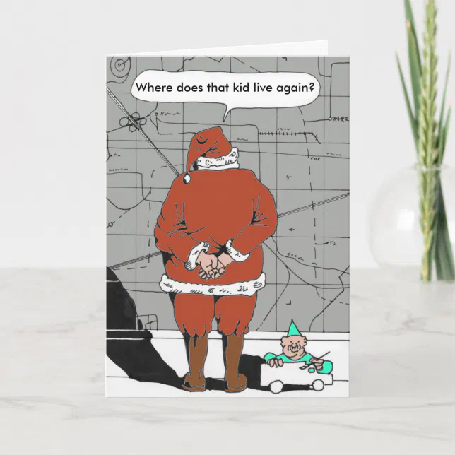 lost santa card | Zazzle