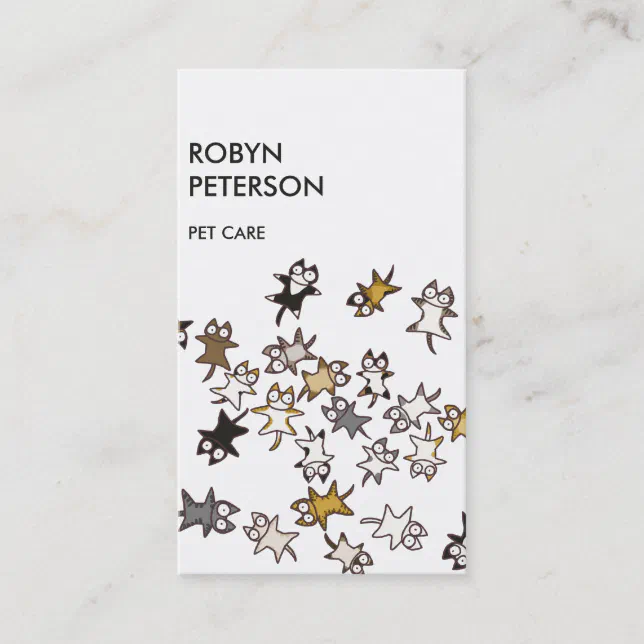 Lots of Cats Business Card | Zazzle