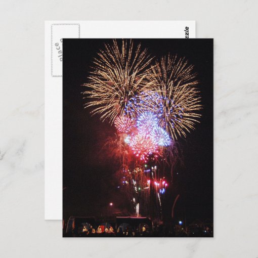 Lots of Fireworks Postcard | Zazzle