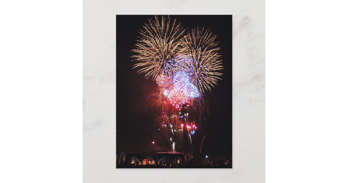 Lots of Fireworks Postcard | Zazzle