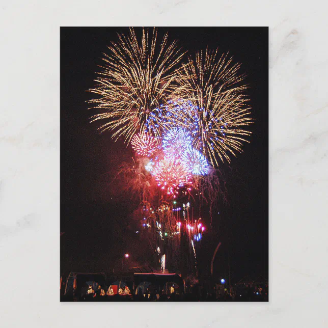 Lots of Fireworks Postcard | Zazzle