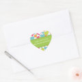 Lots of Hearts Made with Love By Sticker | Zazzle