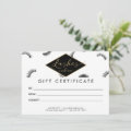 Lots of Lashes Lash Salon White/Black Gift Card | Zazzle