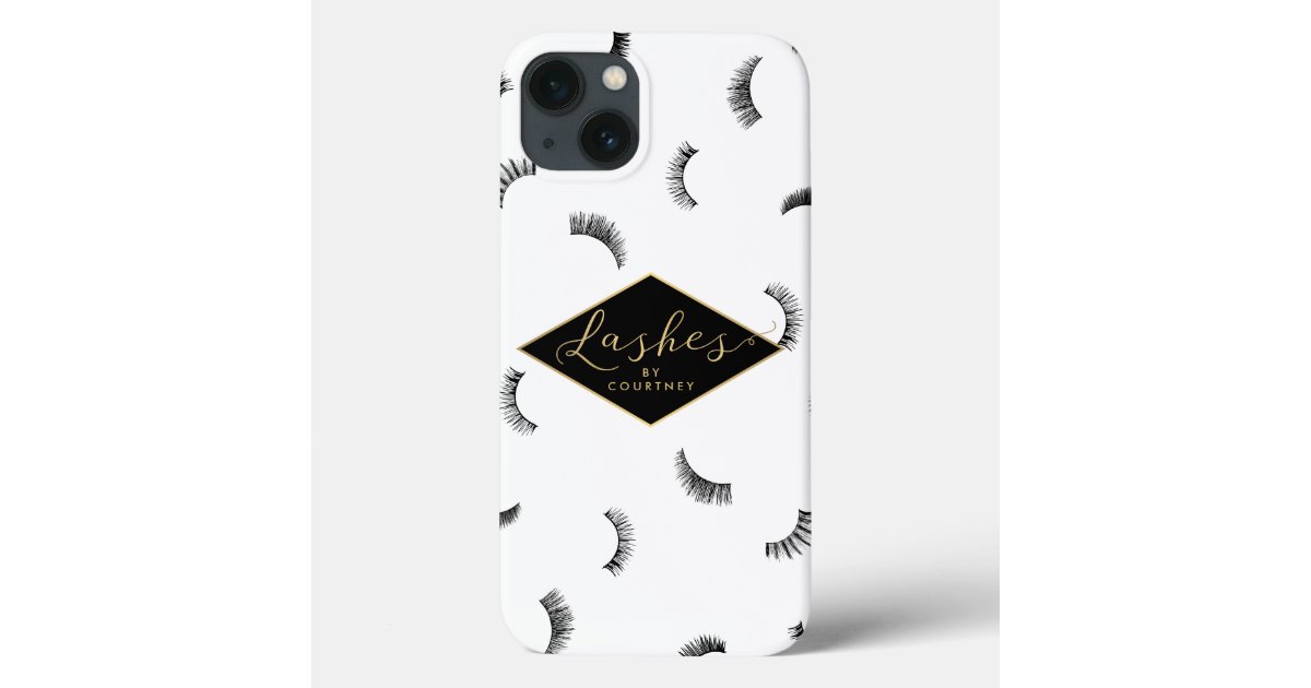 Lots of Lashes Pattern Lash Salon Personalized Case-Mate iPhone Case ...