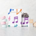 Lots of Musical Notes and Symbols Wrapping Paper | Zazzle