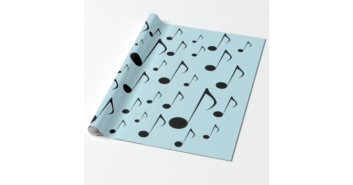Lots of Musical Notes Wrapping Paper | Zazzle