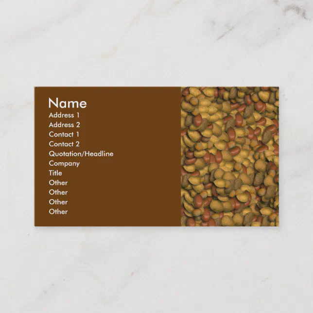 Lots of Nuts Business Card | Zazzle