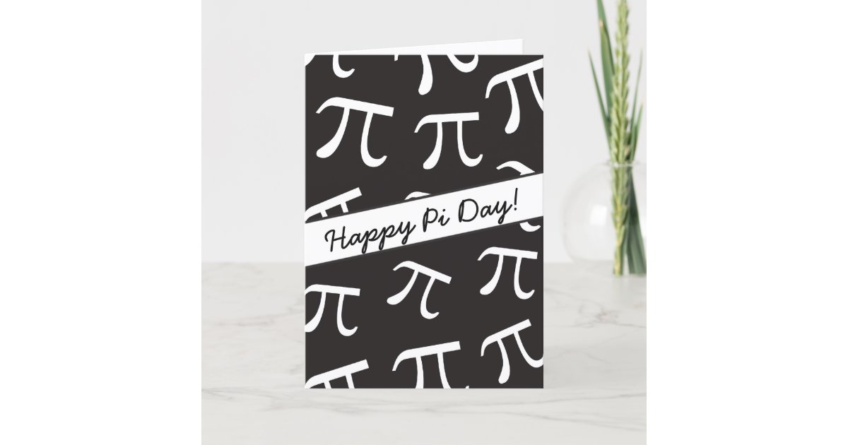 Lots of Pi - Math - Happy Pi Day Card | Zazzle