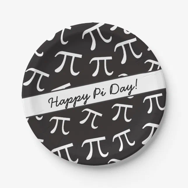 Lots of Pi - Math - Happy Pi Day Paper Plate | Zazzle