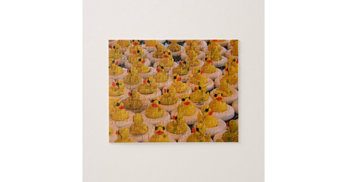 Lots Of Yellow Rubber Ducks Jigsaw Puzzle | Zazzle