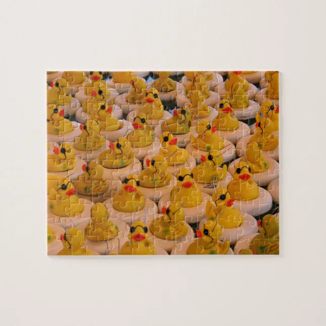 Lots Of Yellow Rubber Ducks Jigsaw Puzzle | Zazzle