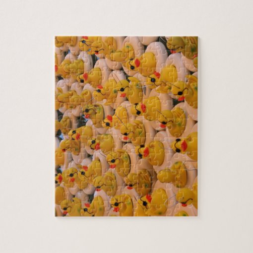 Lots Of Yellow Rubber Ducks Jigsaw Puzzle | Zazzle
