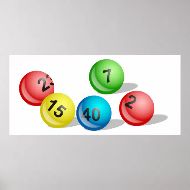 Lottery Balls Poster | Zazzle