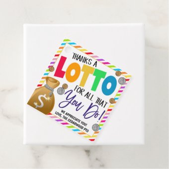 Lottery Gift Tag | Zazzle