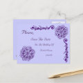 Lotus Blossom (Henna) (Purple) Announcement Postcard | Zazzle